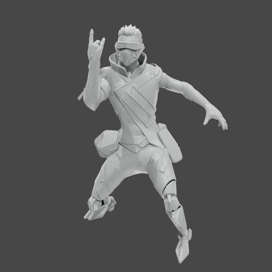 Apex Legends Character 3D Print OBJ STL File Octane 6 3D model 3D ...