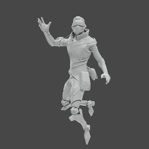 Apex Legends Character 3D Print OBJ STL File Octane 9 3D model 3D ...