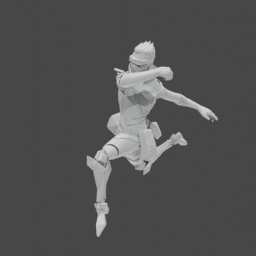 Apex Legends Character 3D Print OBJ STL File Octane 10 3D model 3D ...