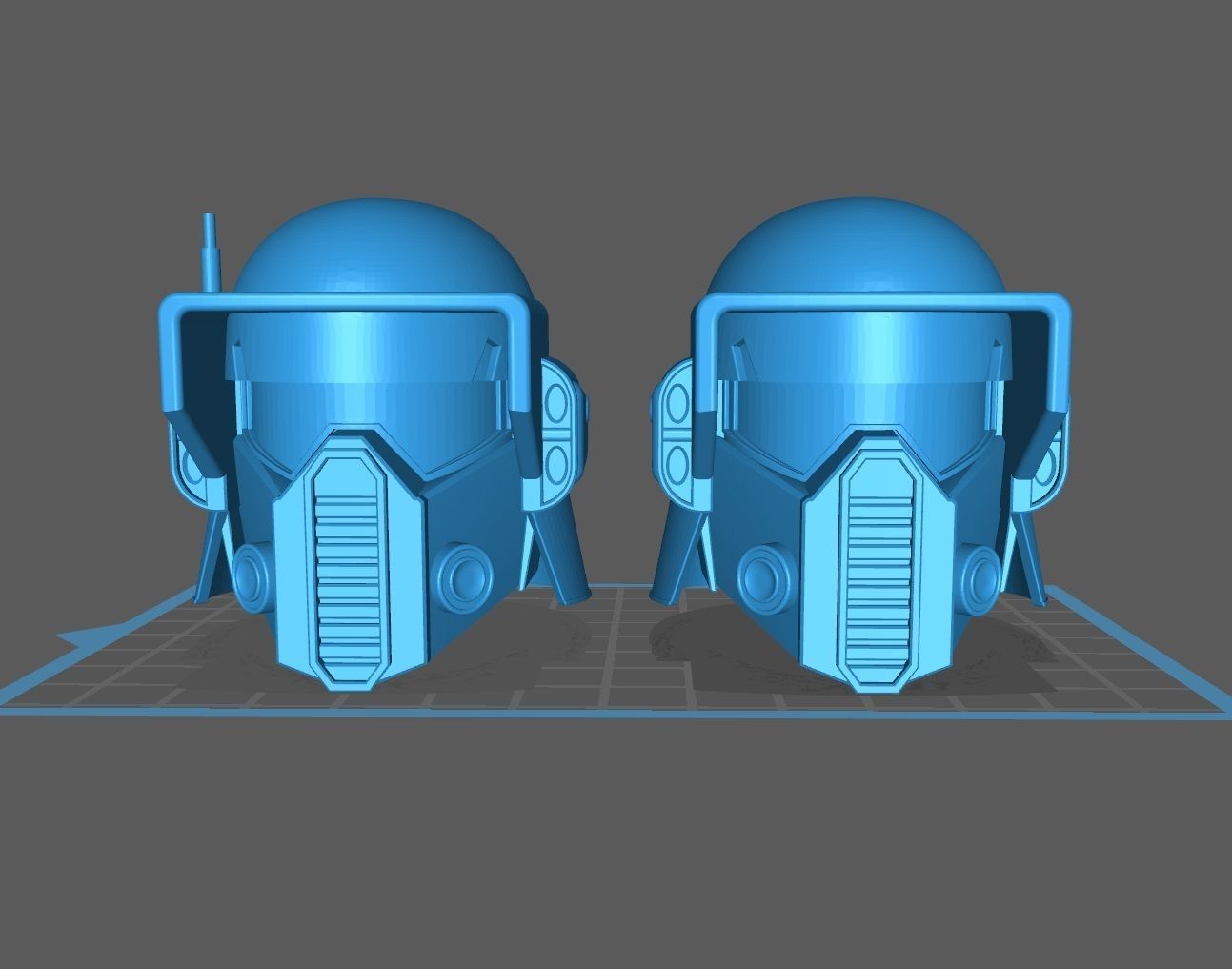 Custom Imperial Storm Commando Officer helmet for sixth scale 3D model ...