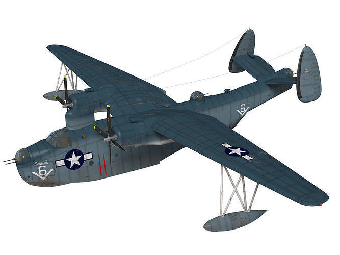 Martin PBM 5 mariner 3D model | CGTrader