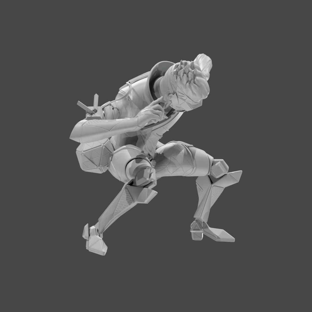 Apex Legends Character 3D Print OBJ STL File Octane 26 3D model 3D ...