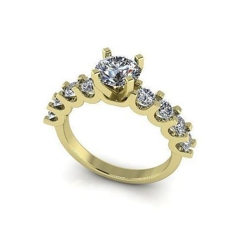 Engagement halo rings Model 4170 3D model 3D printable | CGTrader