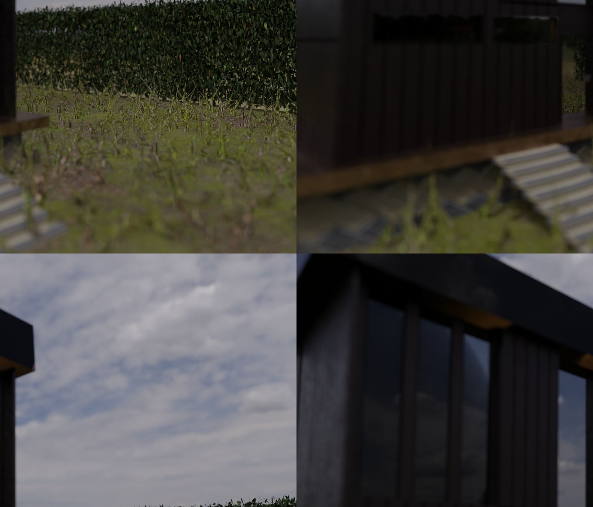 Architectural dark brown house 3D model | CGTrader