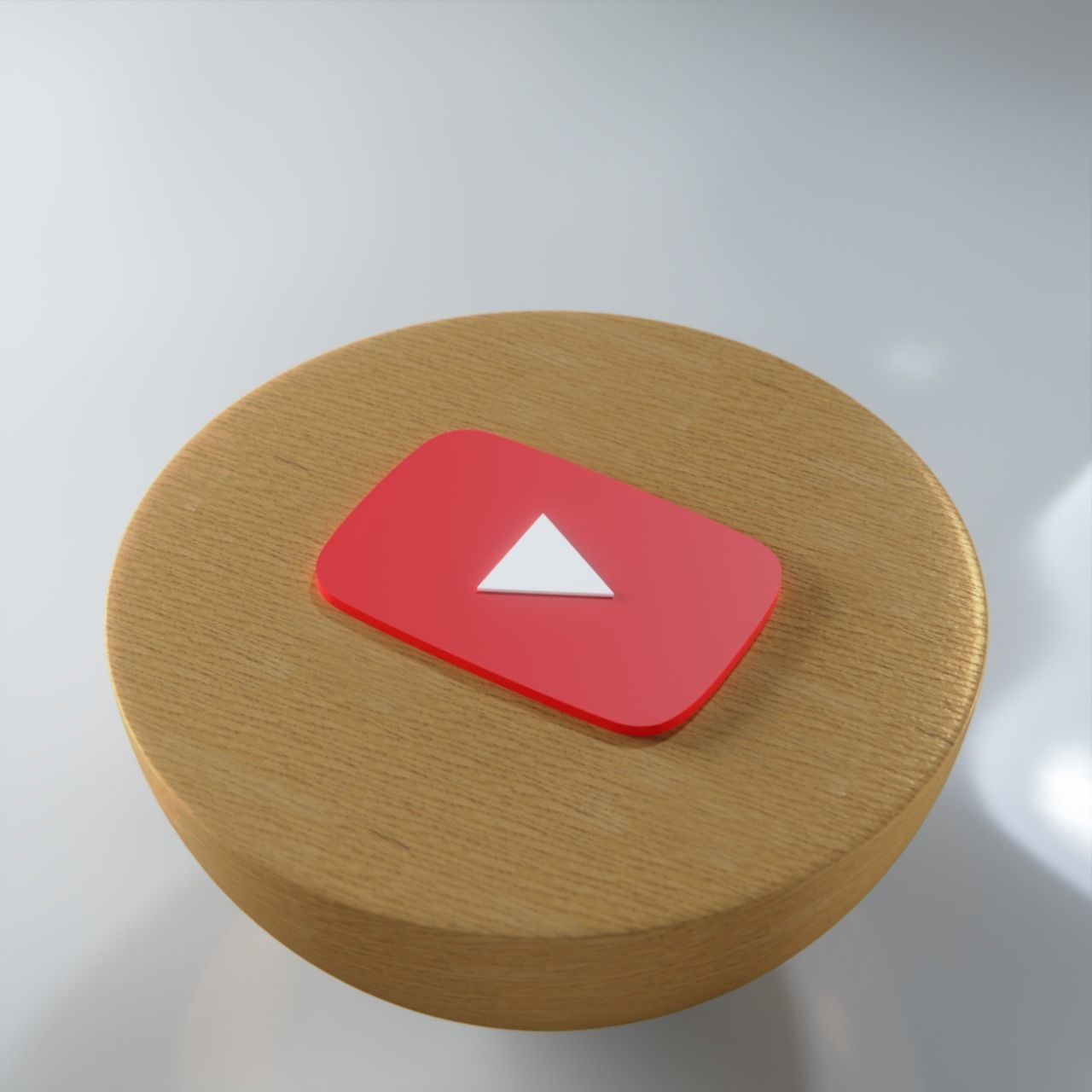 Youtube Logo 3d Model 3d Printable | Cgtrader