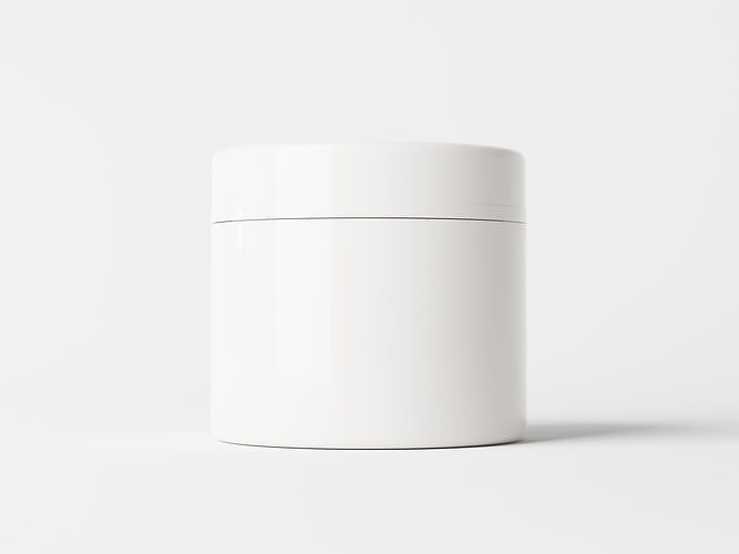 3D model Cosmetic Jar Packaging VR / AR / low-poly | CGTrader