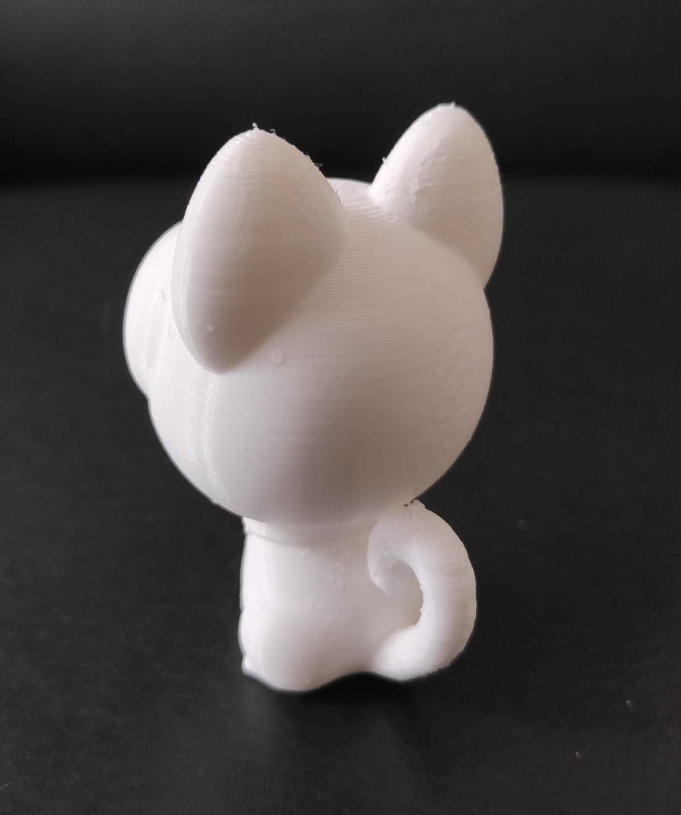 Cute Cat Big Eyes 3D model 3D printable | CGTrader