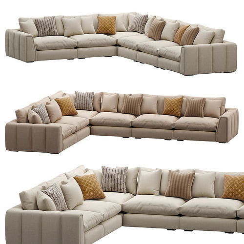 Corner sofa by sofology 3D model | CGTrader