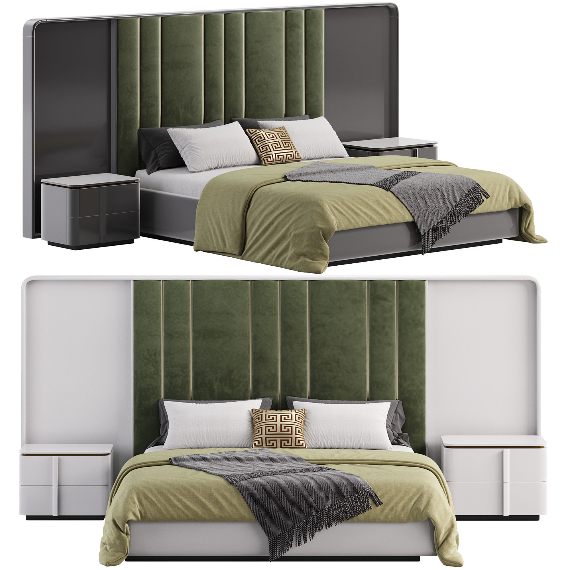 Dormitorio II Zenit Bed by Pachecos 3D model | CGTrader