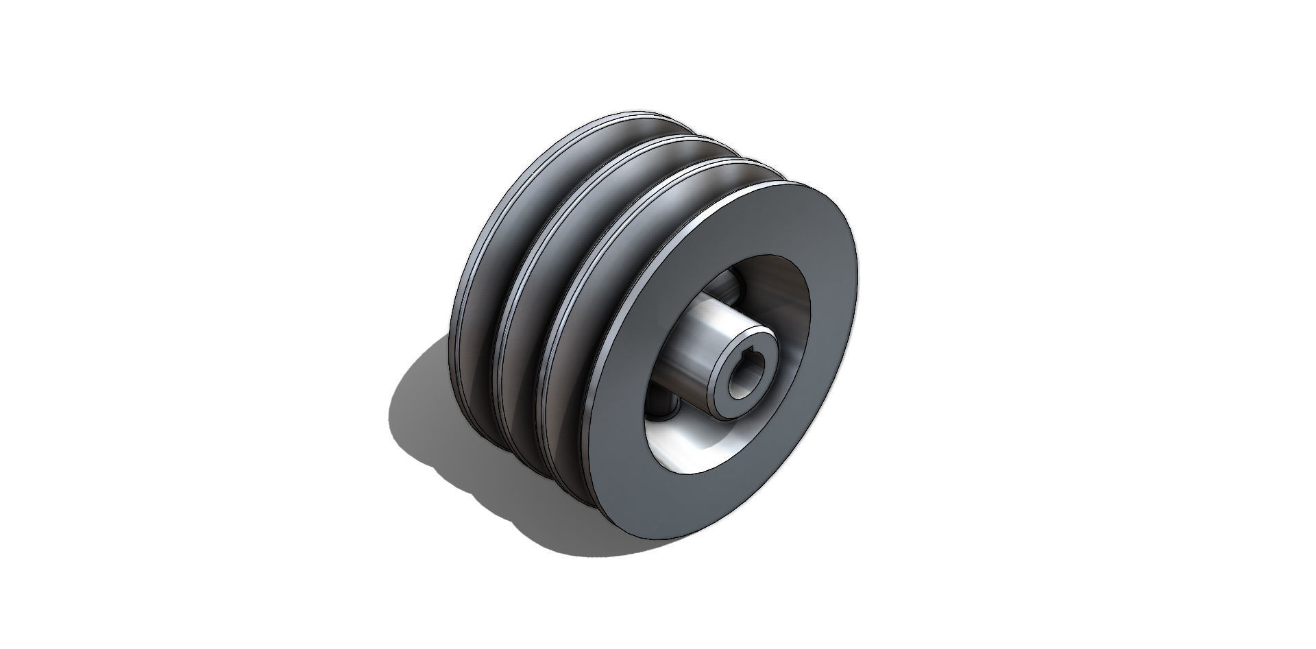 Polia Para Correias Pulley for V Belts dia 157 x 82 mm 3D model | CGTrader