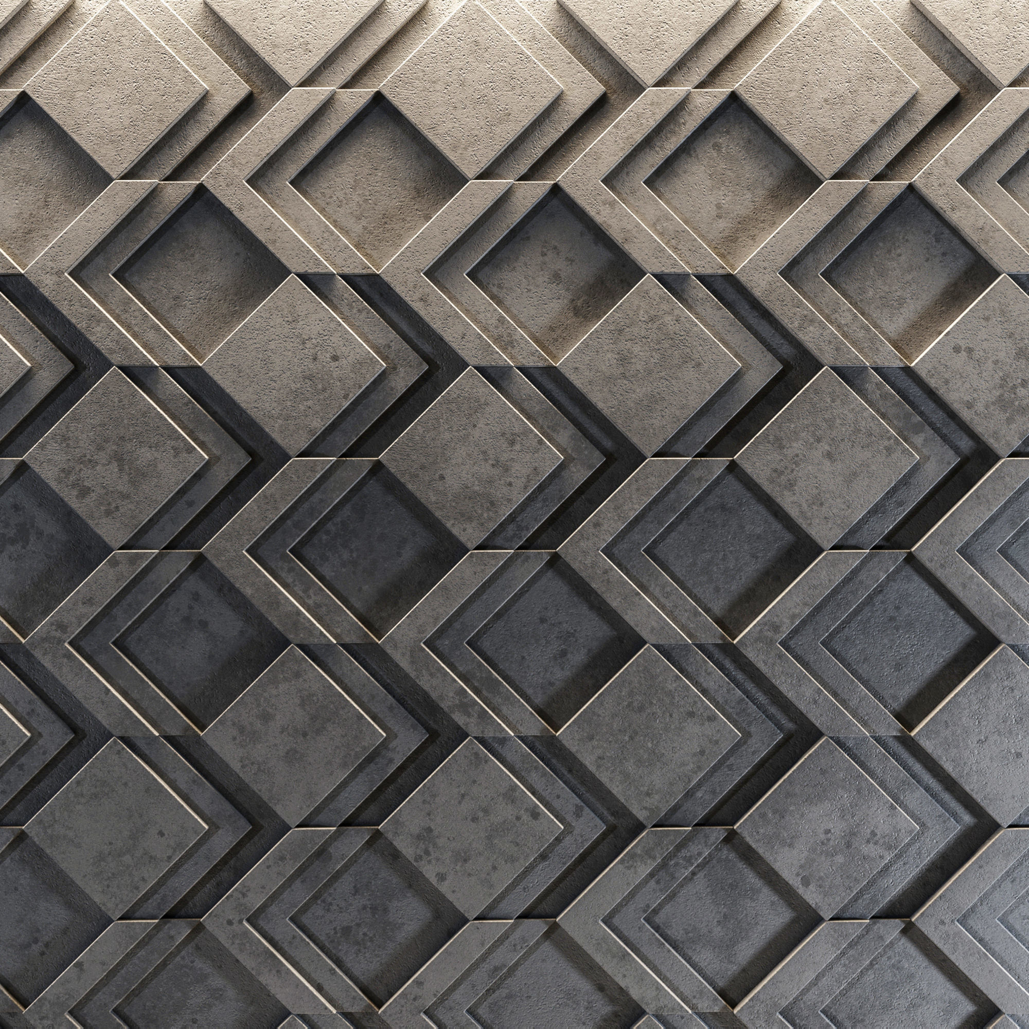 Mrf-Concrete-3dPanel-Tile01 3D model | CGTrader