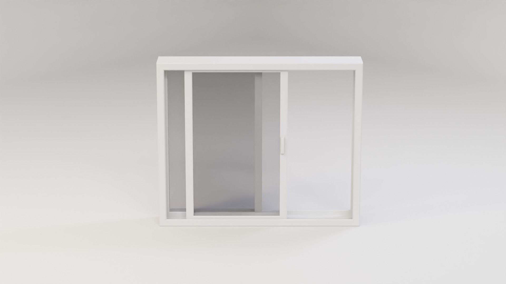 3D model Sliding Glass Window VR / AR / low-poly | CGTrader