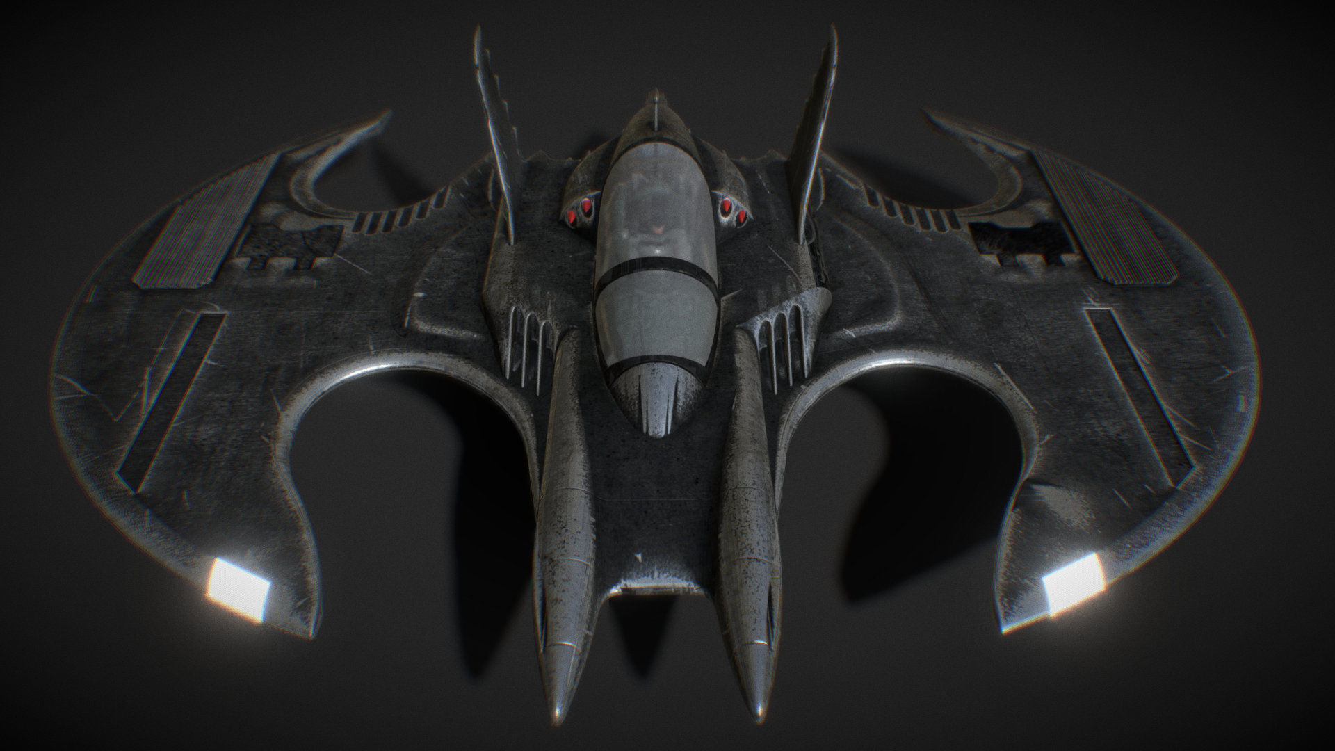 3D model Batwing from the film Batman 1989 VR / AR / low-poly | CGTrader