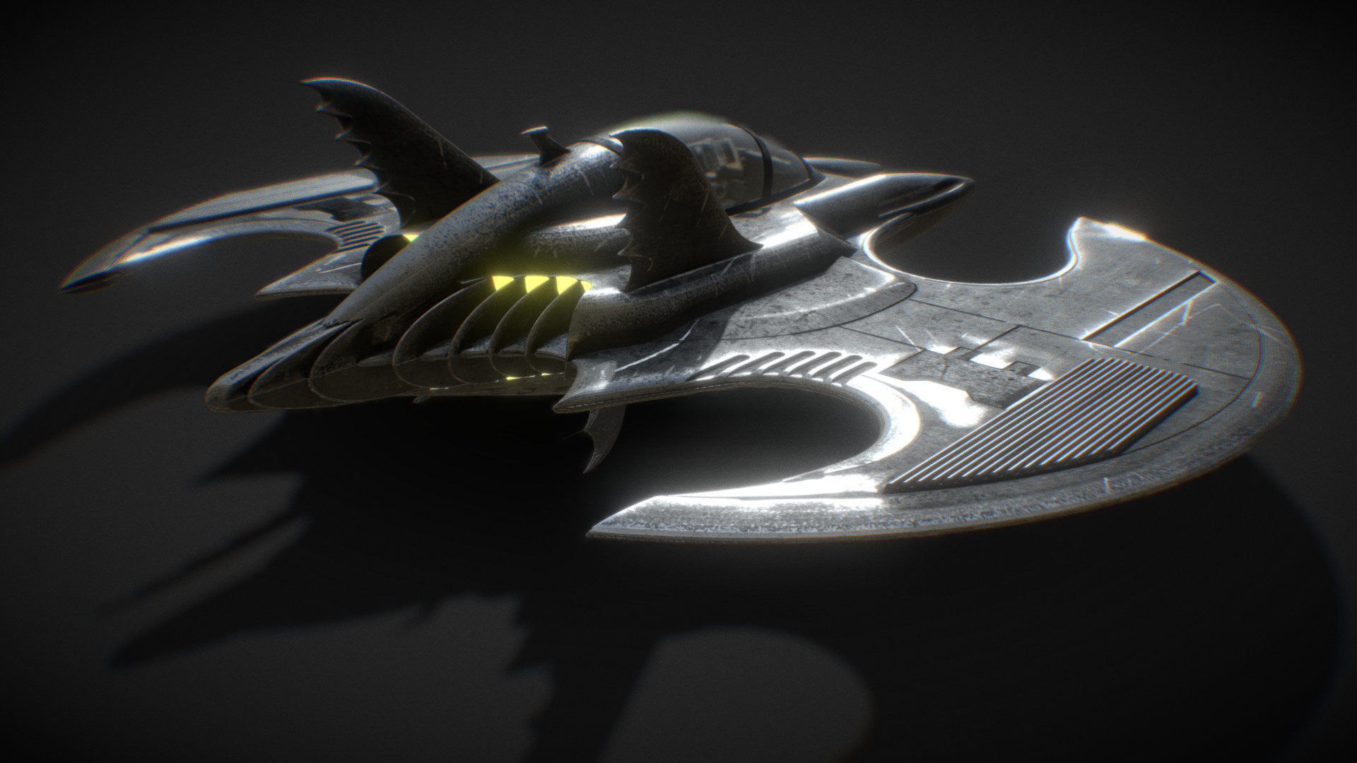 3D model Batwing from the film Batman 1989 VR / AR / low-poly | CGTrader
