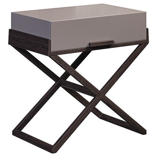Boston Bedside Table By Luxdeco 3D model | CGTrader