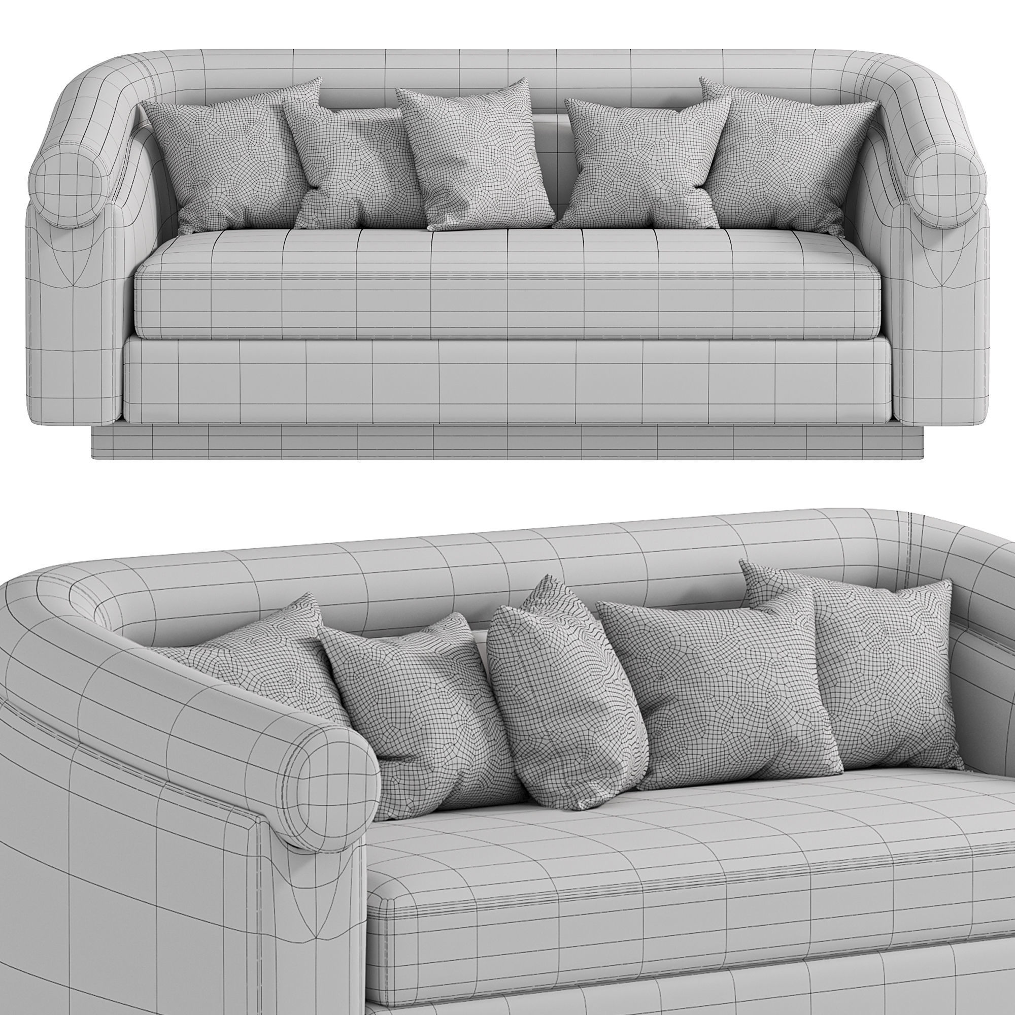 VALETTA Sofa By Southhillhome 3D model | CGTrader