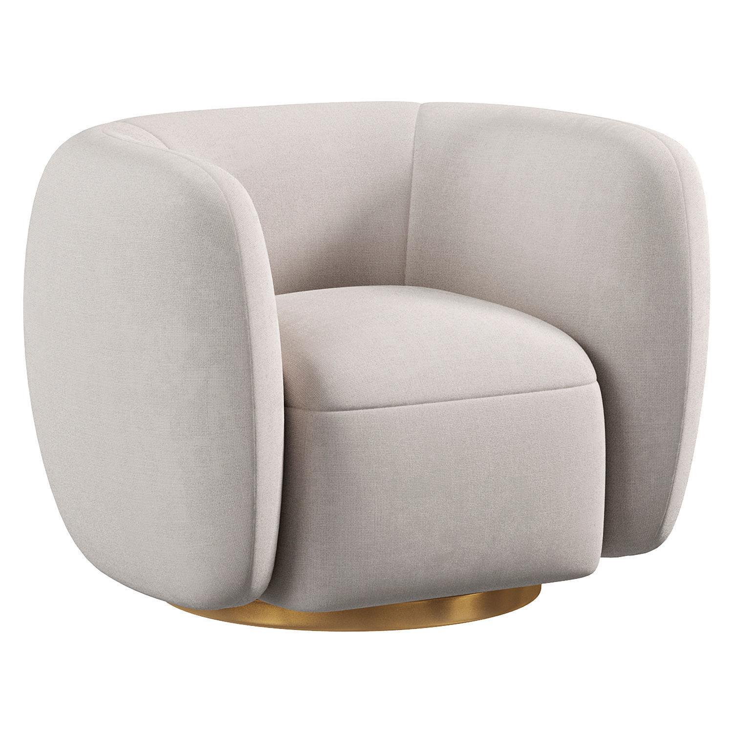 Roxy swivel armchair by luxdeco 3D model | CGTrader