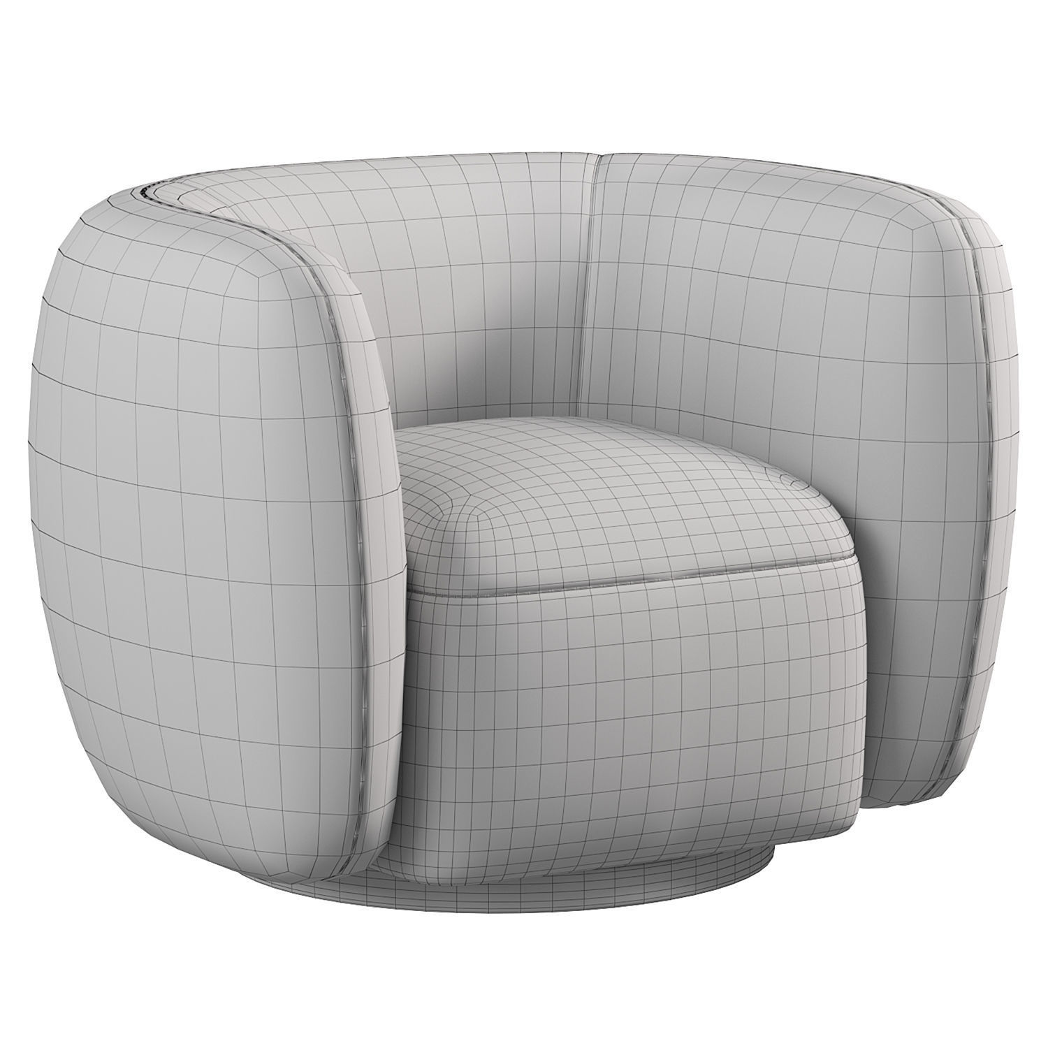 Roxy swivel armchair by luxdeco 3D model | CGTrader