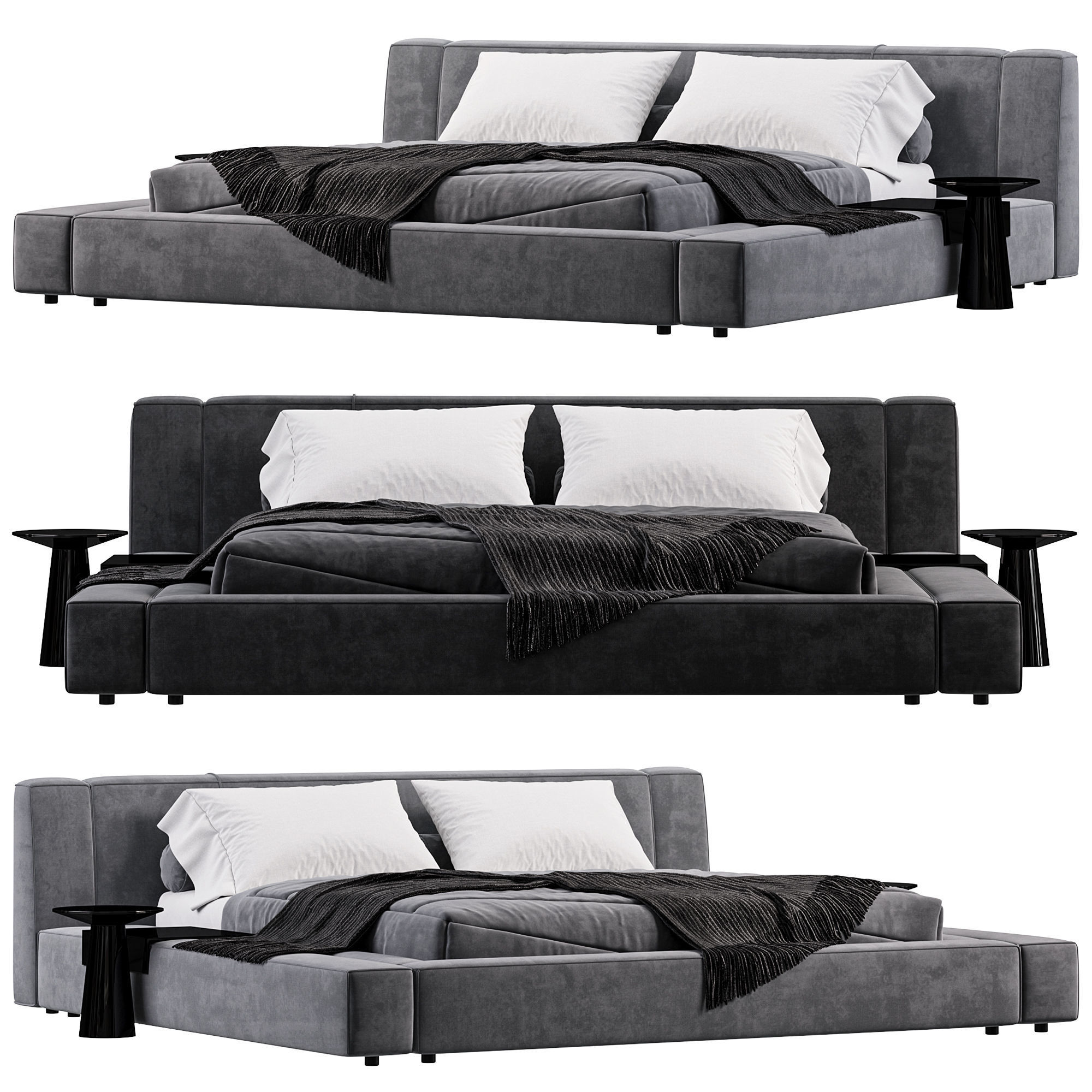 Porter Bed By Reve Concepts Collection 3D model | CGTrader