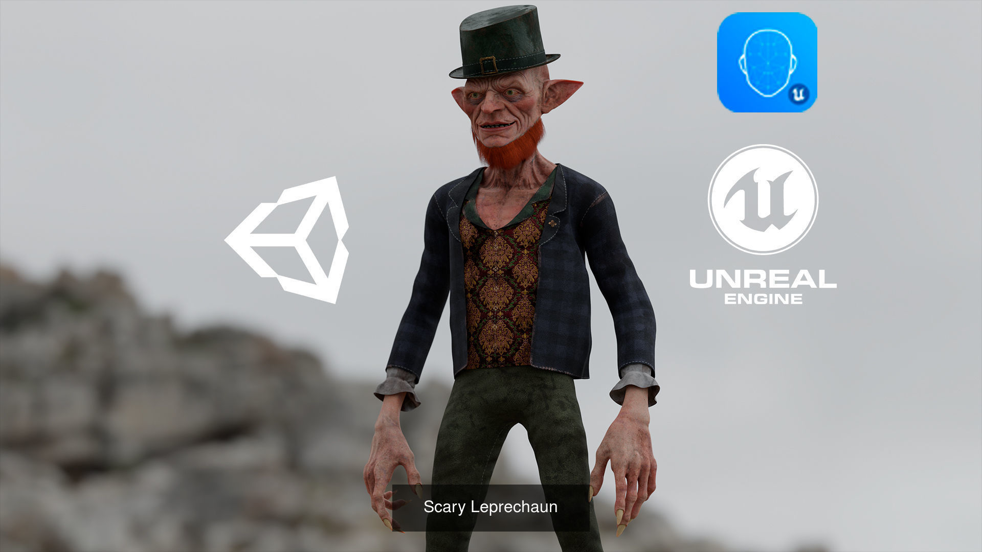 3D Model Collection Mythical creatures pack game characters for Horror ...