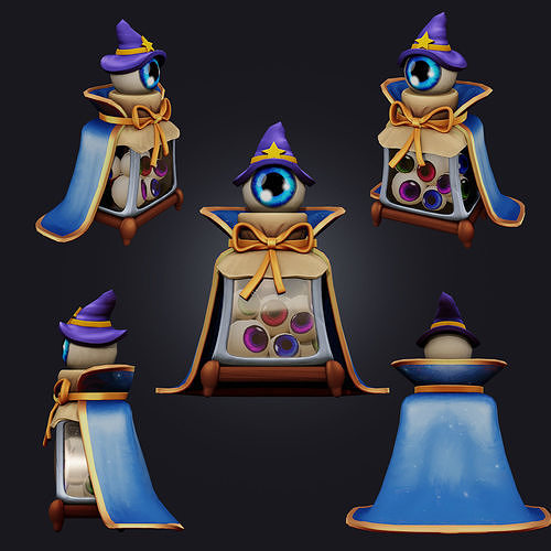 3D model Stylised prop Pen Mystery box VR / AR / low-poly | CGTrader
