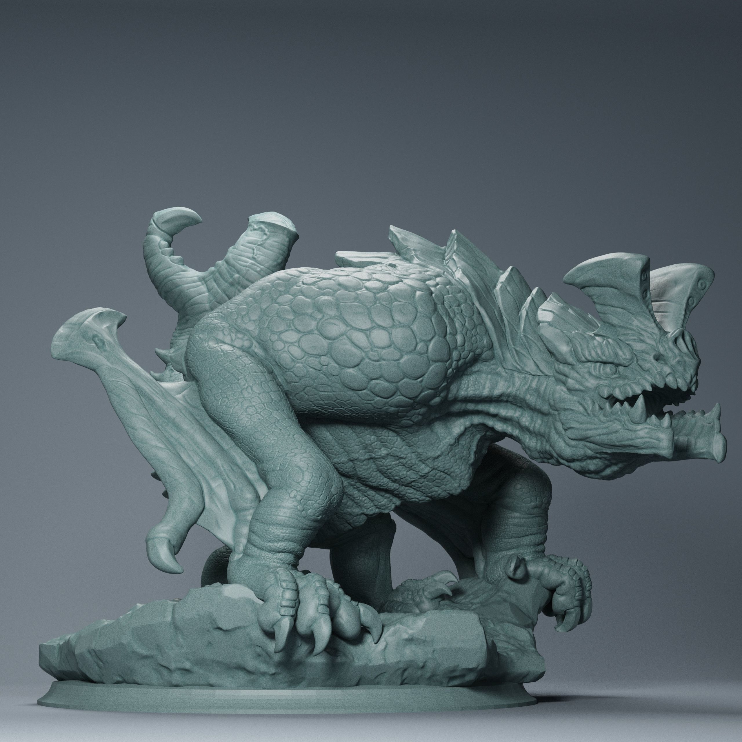 Otachi Kaiju 3D model 3D printable | CGTrader