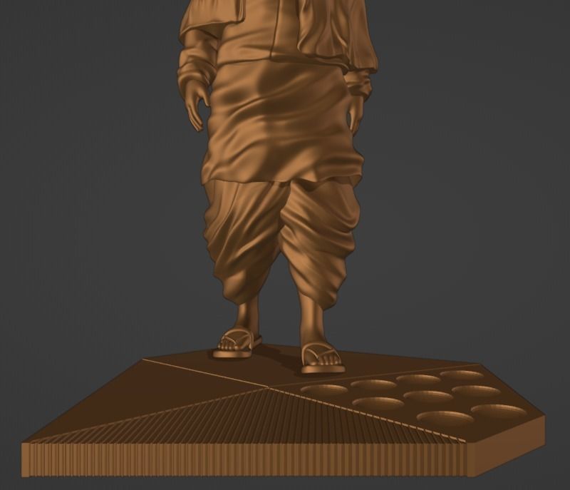 3D model Statue of Unity or sardar patel VR / AR / low-poly | CGTrader