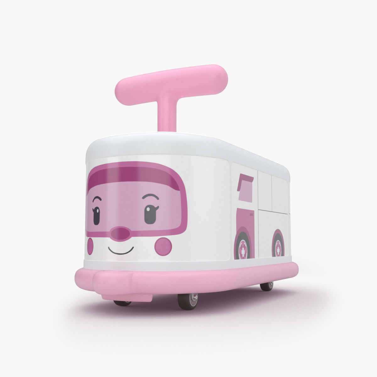 Ambulance Toy Push Car 3D model | CGTrader