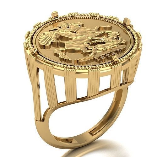 Lira Ring 089 3D model 3D printable | CGTrader