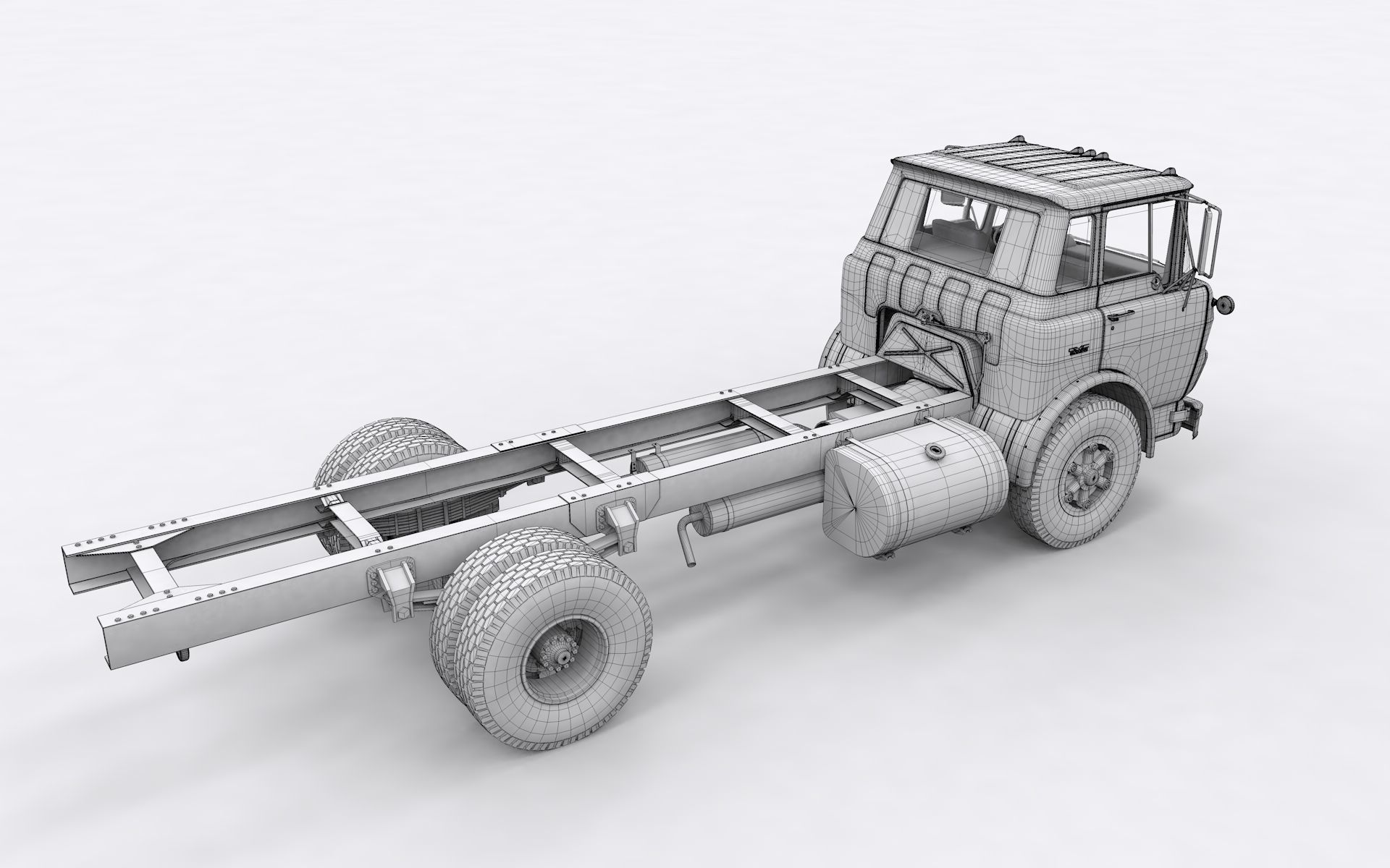 GMC Tilt Cab 1972 3D model | CGTrader