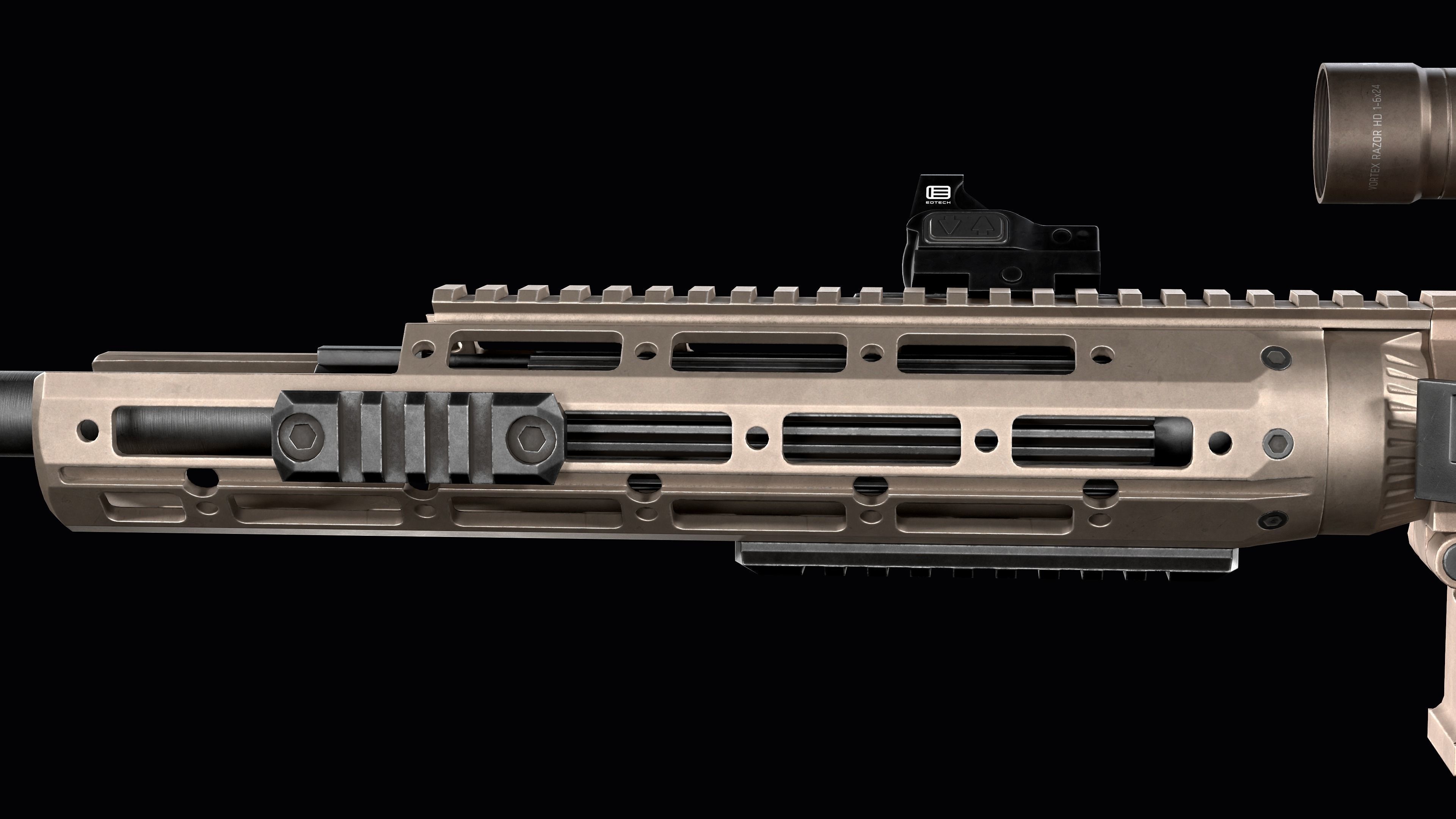 3D model Tactical modular sniper rifle Remington R11 RSASS VR / AR ...