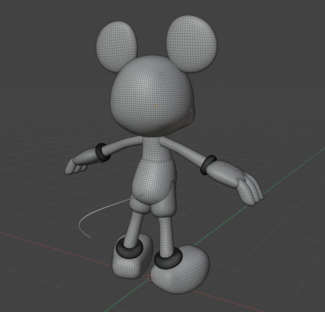 3D Mickey Mouse 3D model 3D printable | CGTrader