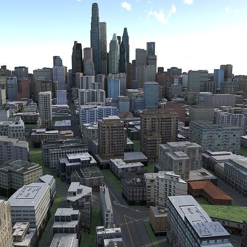 3D model City 81 VR / AR / low-poly | CGTrader