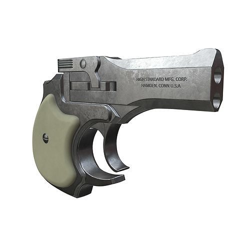 3D model High Standard Derringer Lowpoly VR / AR / low-poly | CGTrader