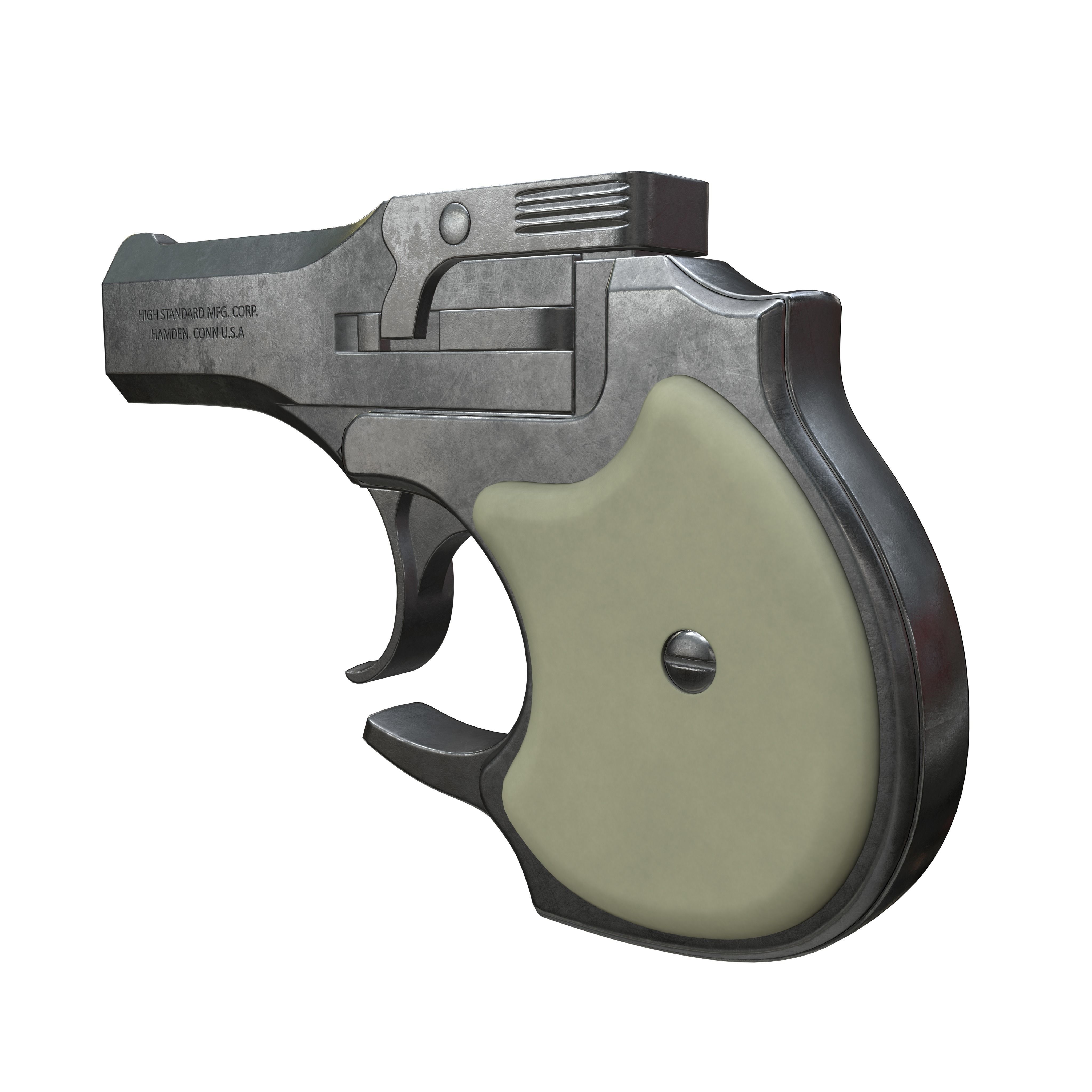 3D model High Standard Derringer Lowpoly VR / AR / low-poly | CGTrader