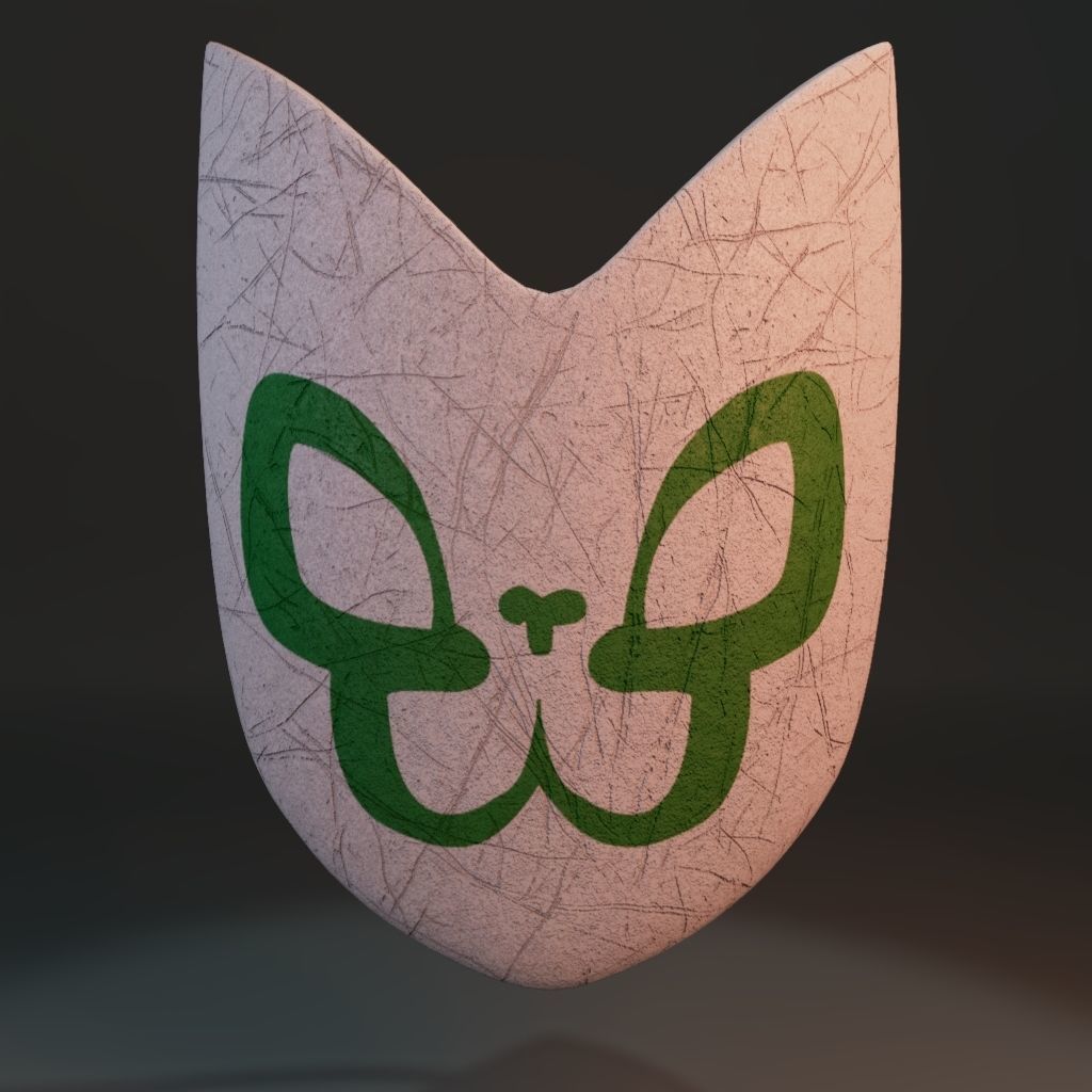 3D model Noodle Mask from Gorillaz VR / AR / low-poly | CGTrader