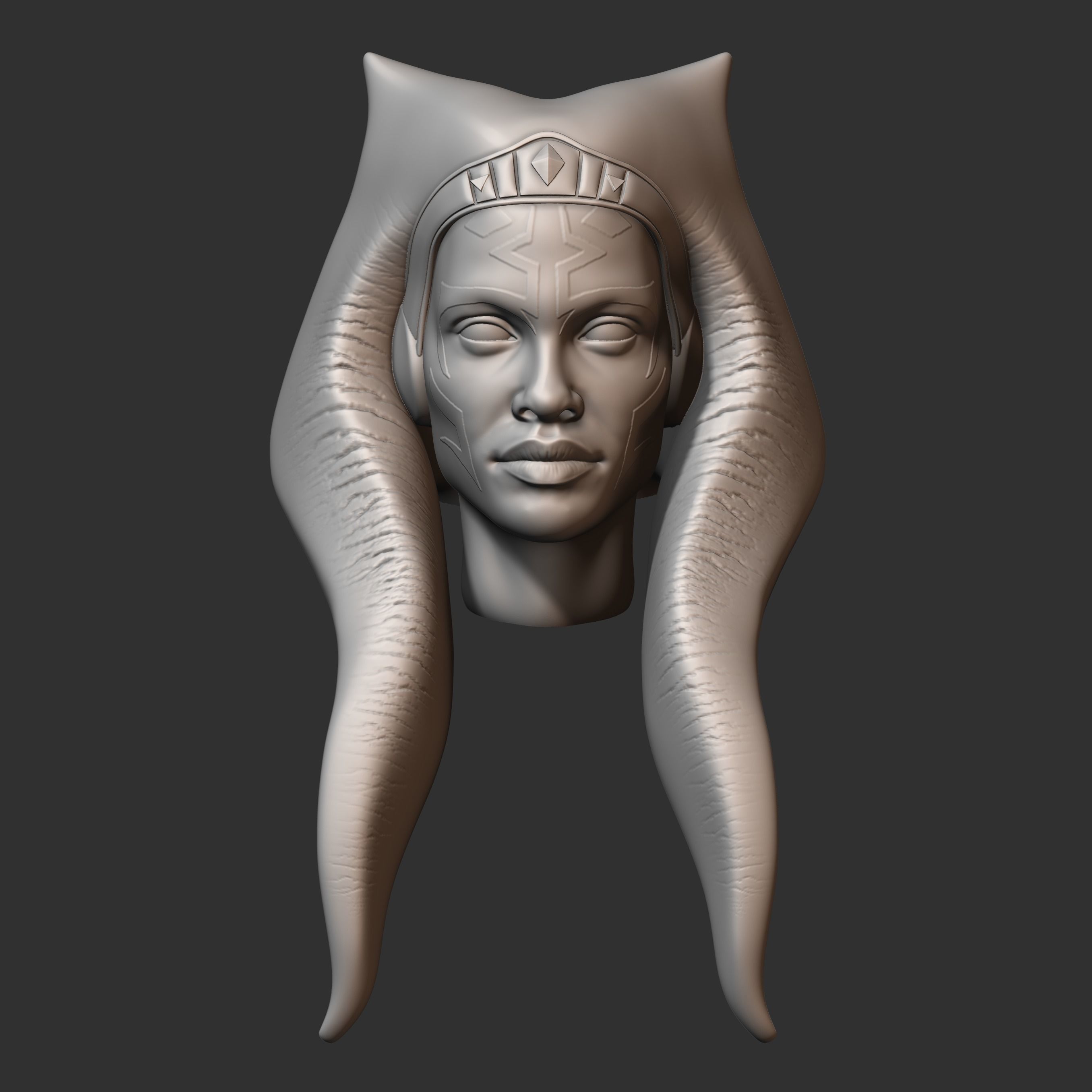 Ahsoka Tano Series Rosario Dawson 3D model 3D printable | CGTrader
