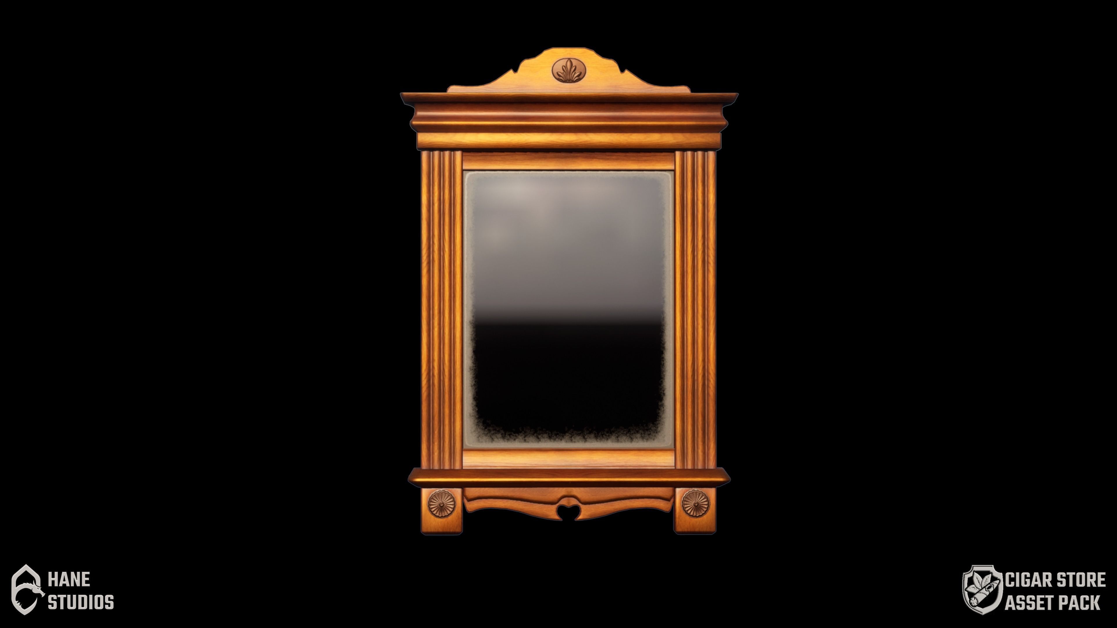 3D model Vintage Mirror 2 - Classic VR / AR / low-poly | CGTrader