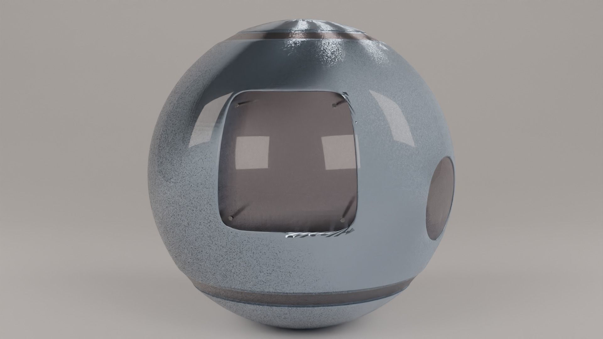 Spherical Robot 3D model rigged | CGTrader