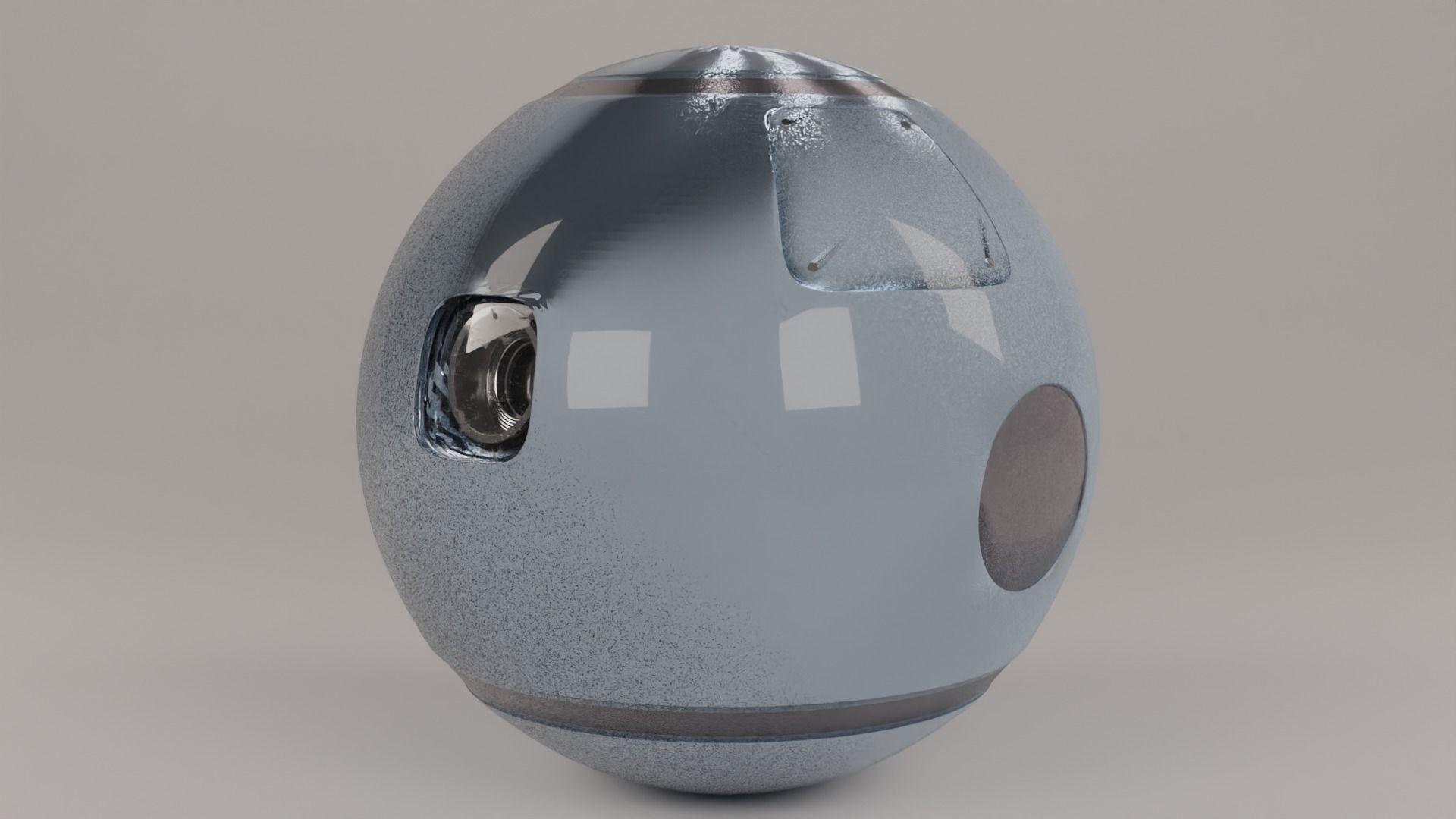 Spherical Robot 3D model rigged | CGTrader