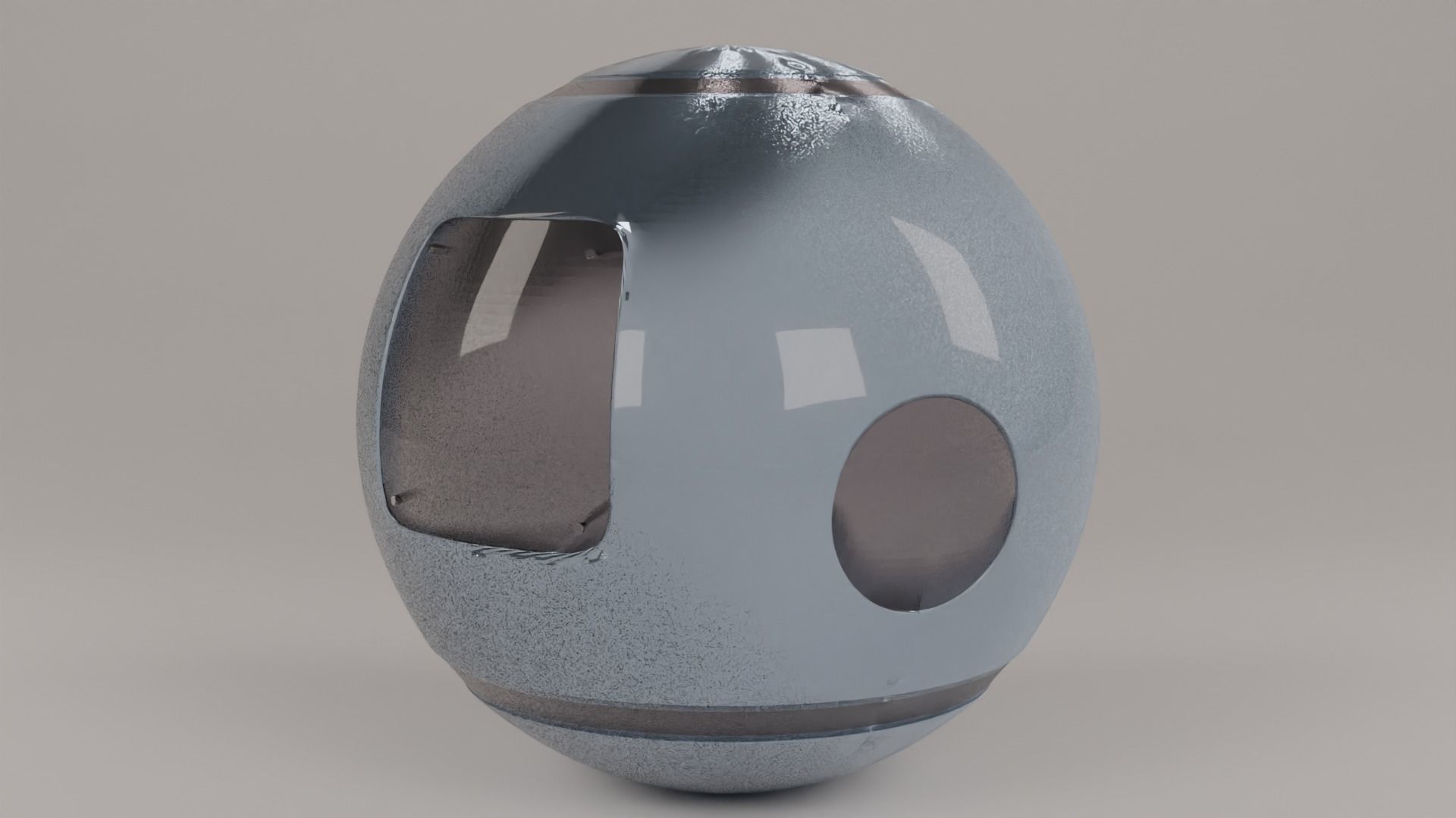 Spherical Robot 3D model rigged | CGTrader