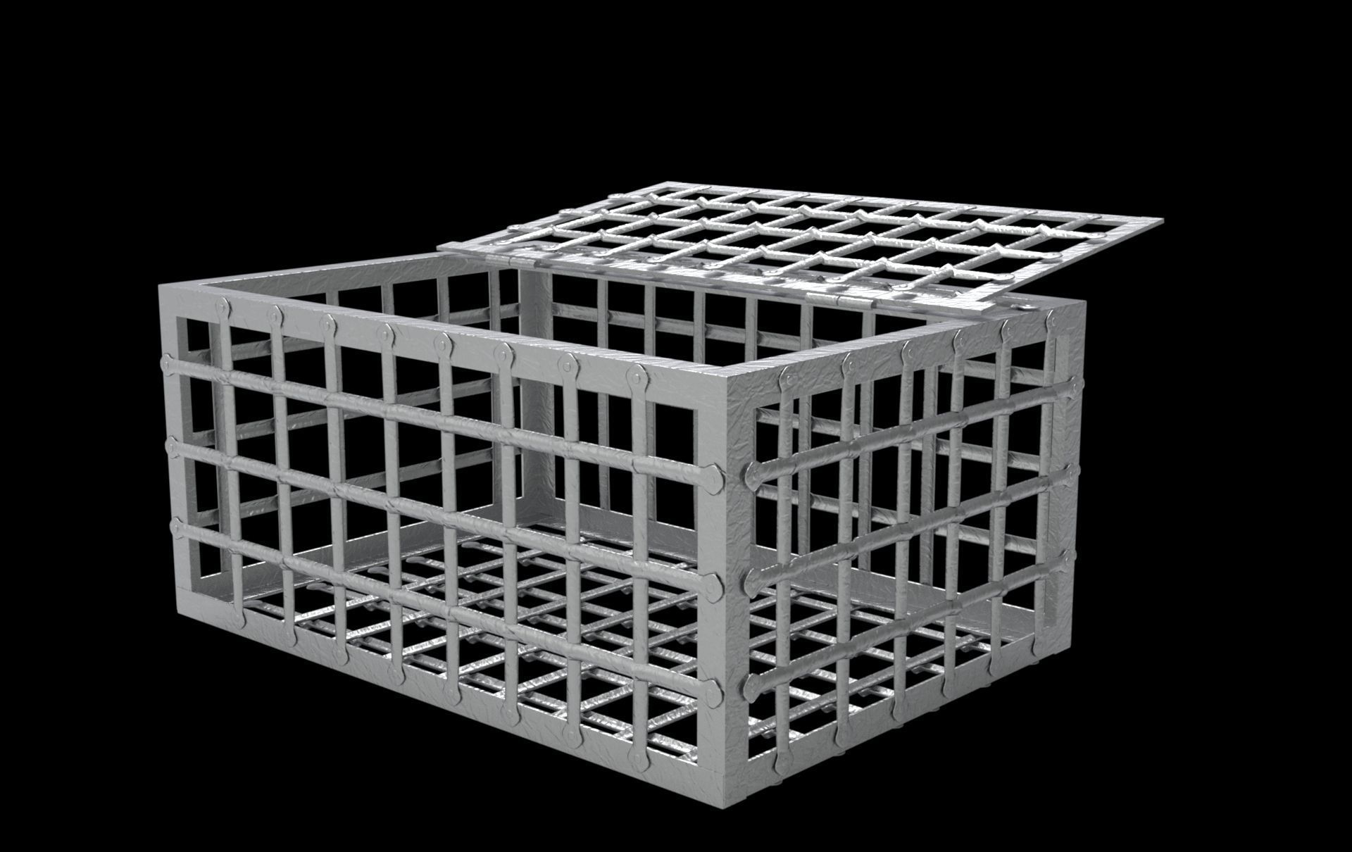 3D model cage model VR / AR / low-poly | CGTrader