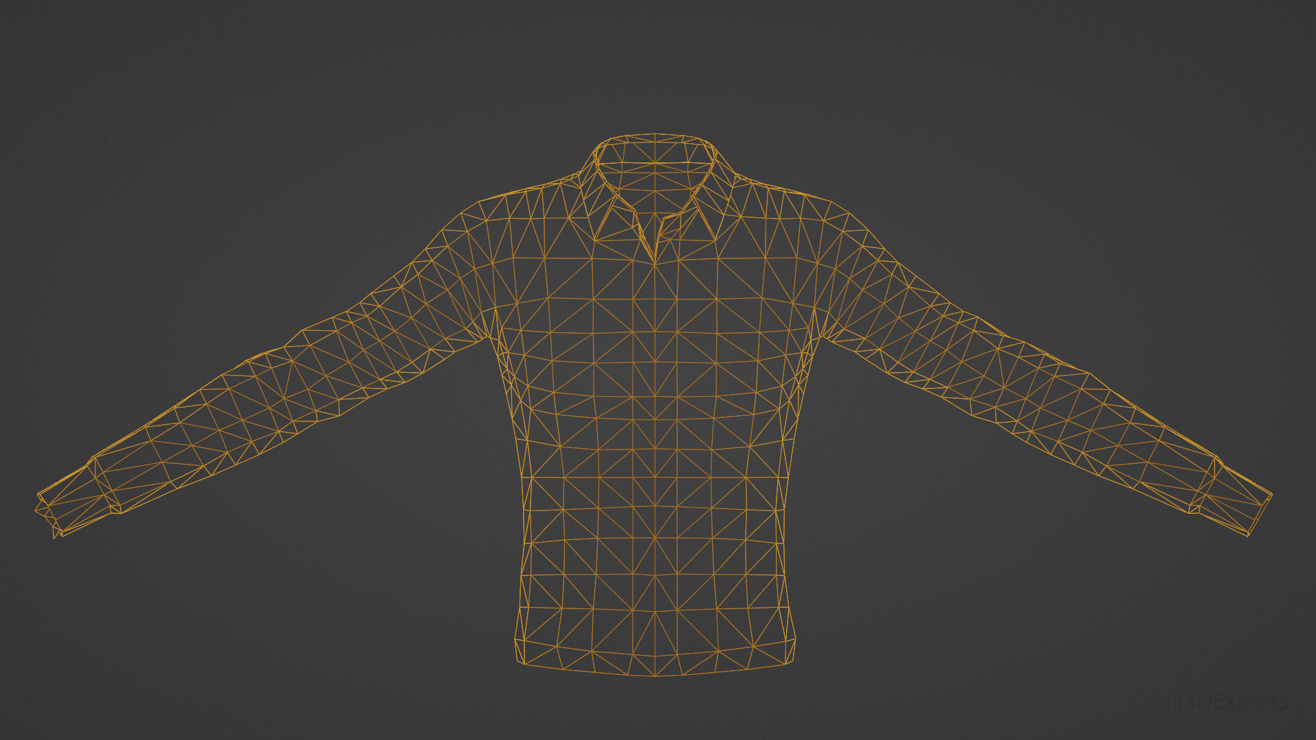 3D model Stylish Rigged Checkered Formal Dress Shirt VR / AR / low-poly ...