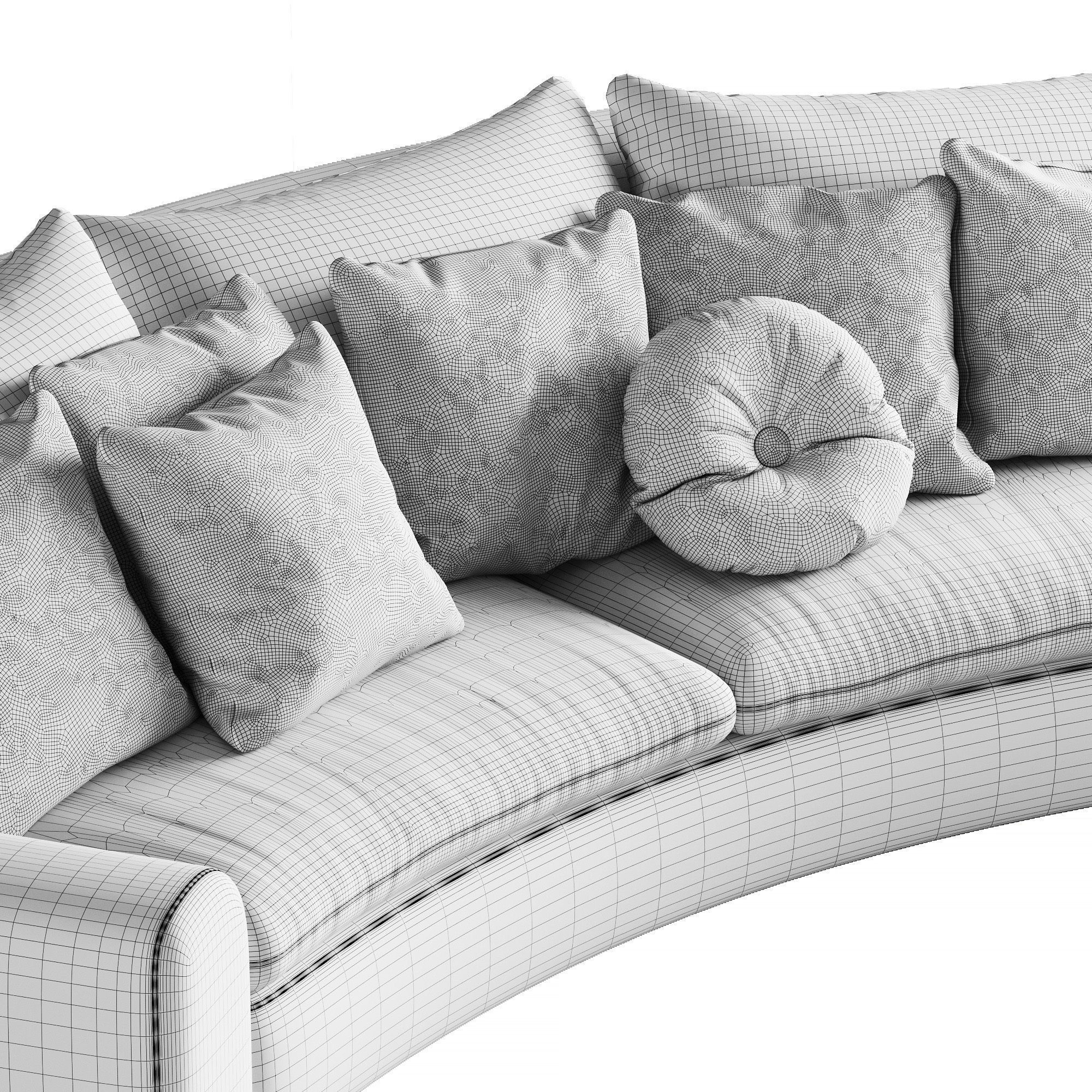 Ben Ben sofa by Monologue 3D model | CGTrader
