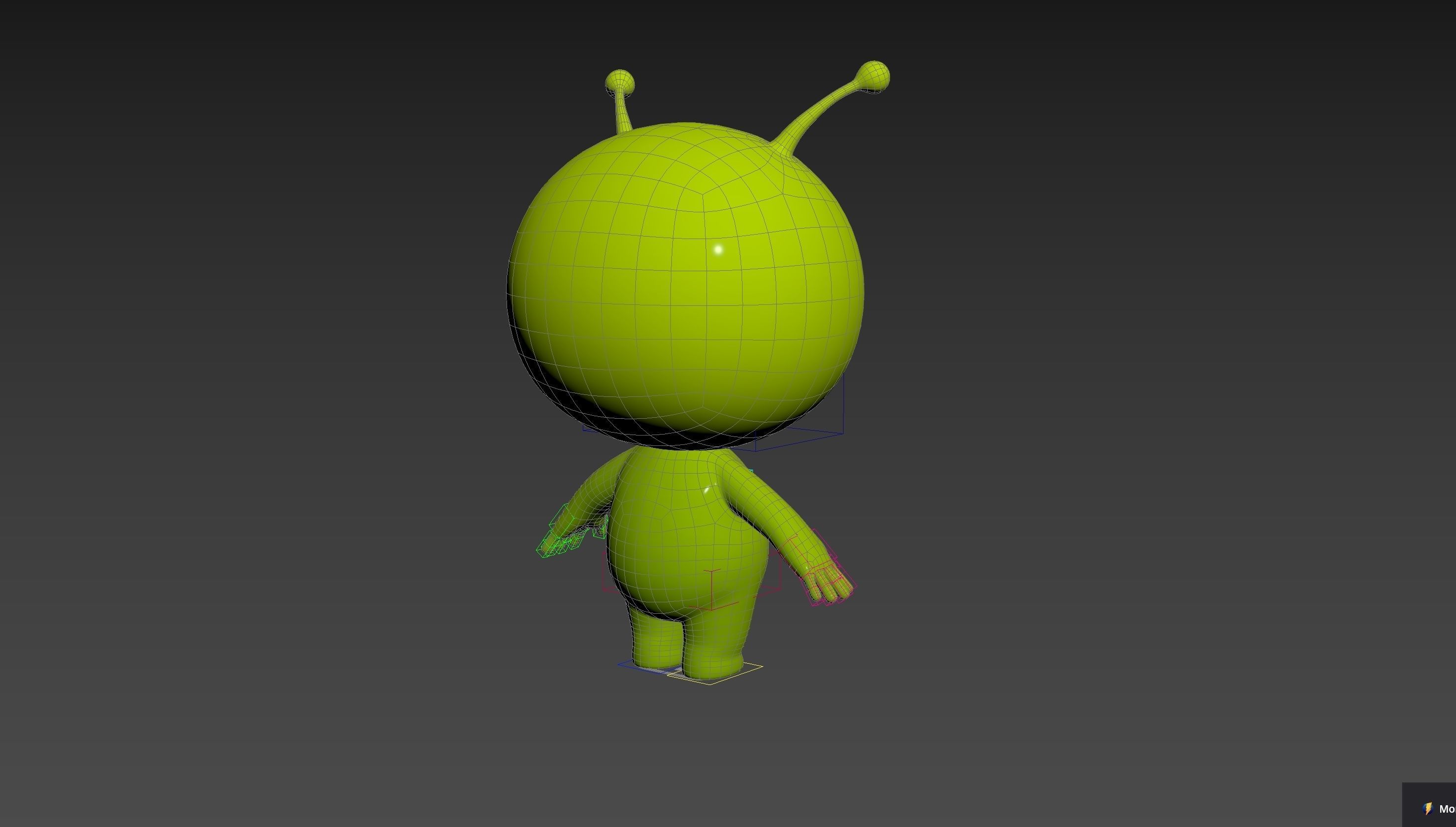 Character254 Rigged Mascot 3D model rigged | CGTrader