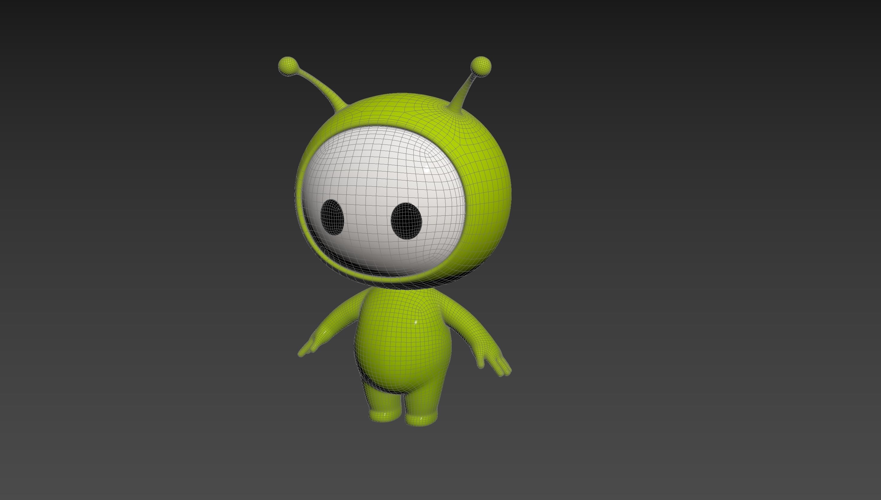 Character254 Rigged Mascot 3D model rigged | CGTrader