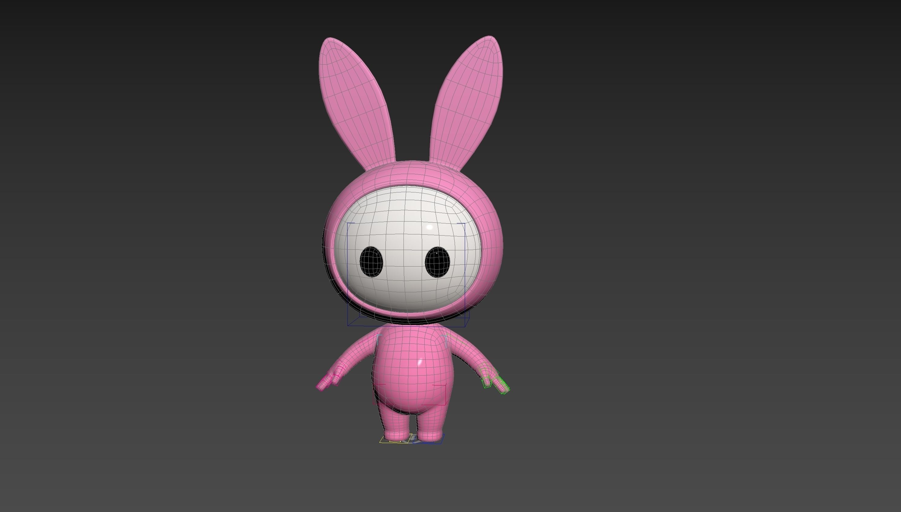 Character255 Rigged Mascot 3D model rigged | CGTrader