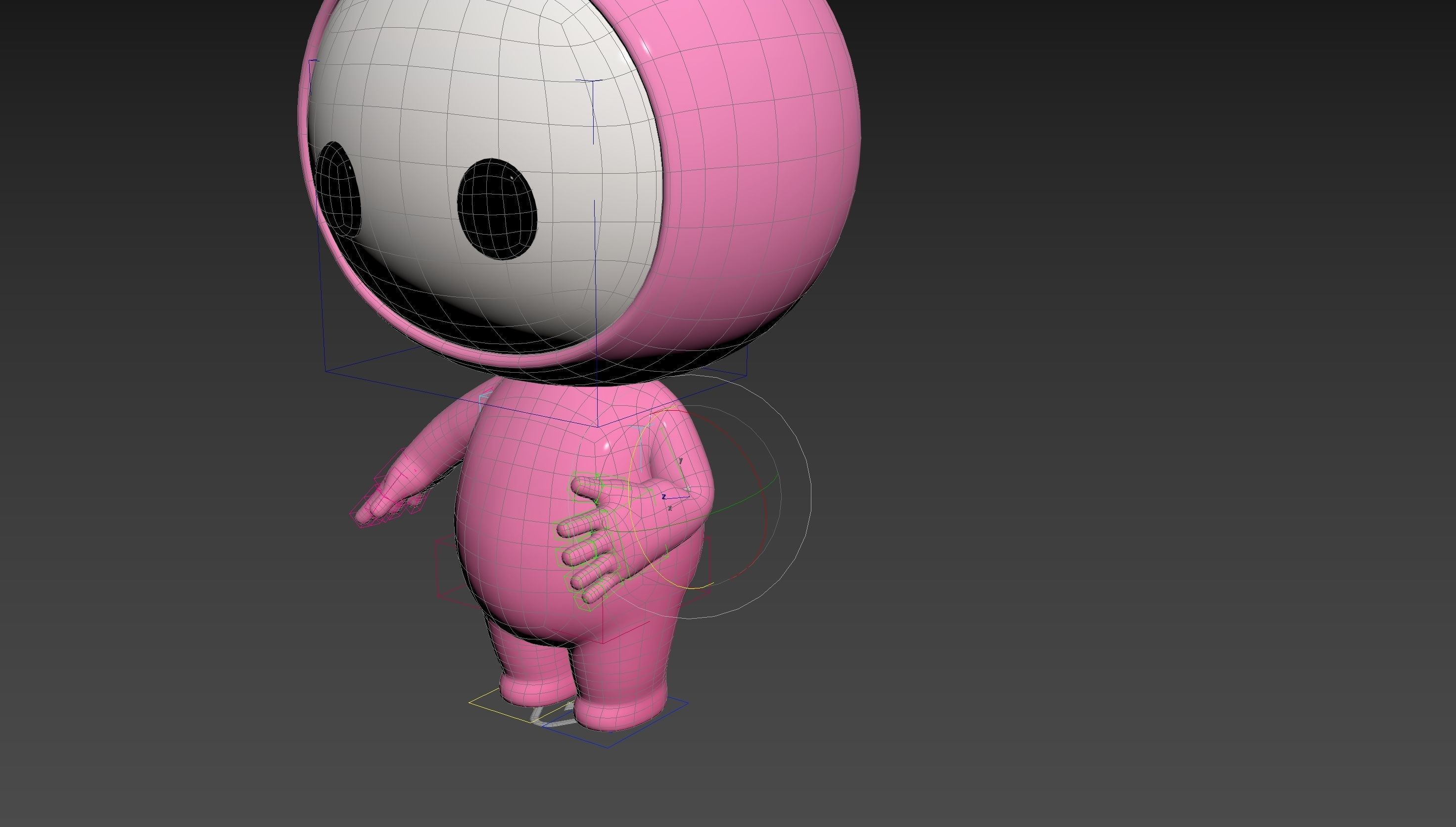 Character255 Rigged Mascot 3D model rigged | CGTrader