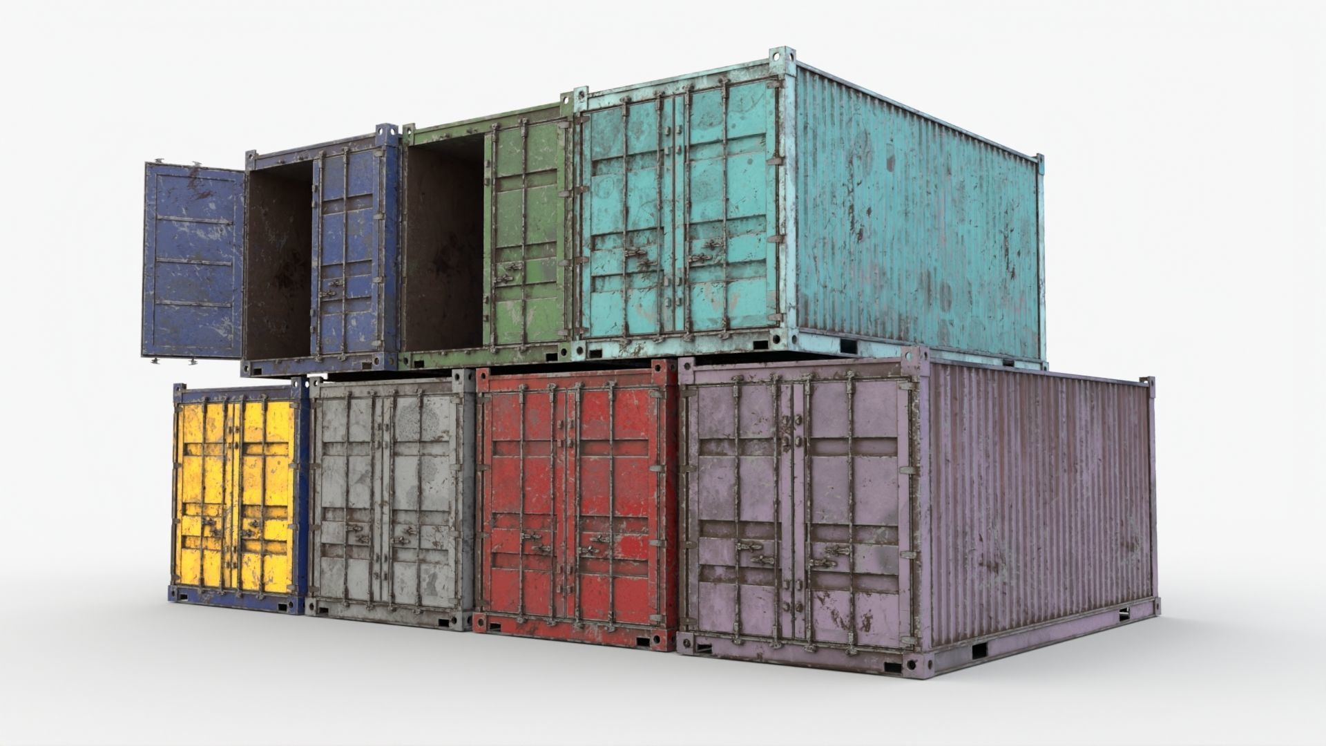 4k Shipping Container 3D model | CGTrader
