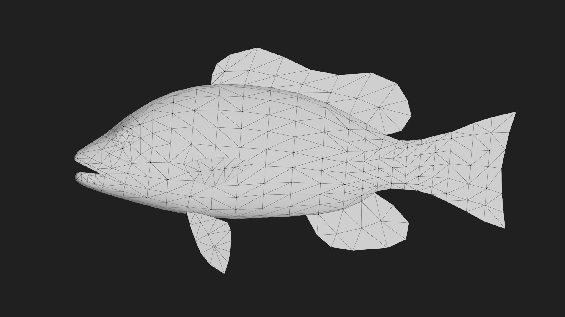 Snapper 3D model rigged | CGTrader